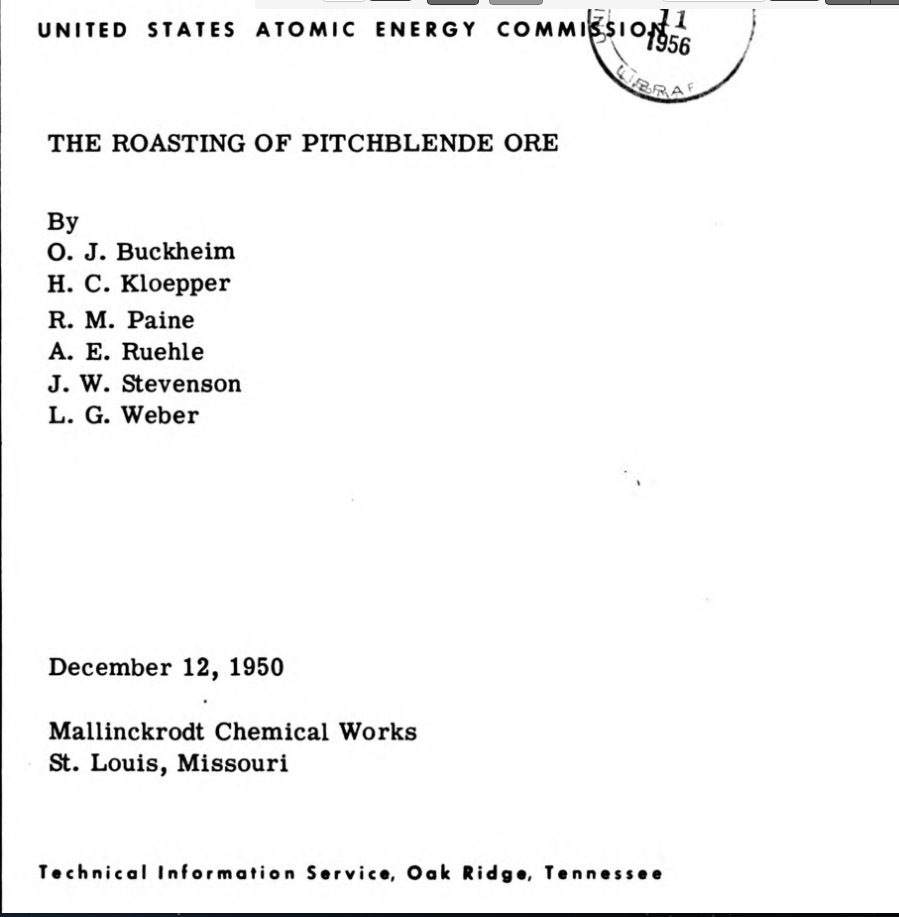 The Uranium Cookbook | The first secret city